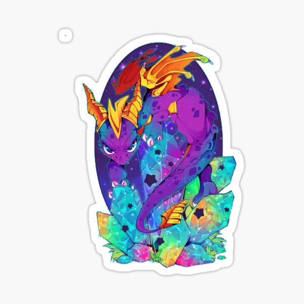 "Spyro the dragon" Sticker for Sale by Best4u7 | Redbubble