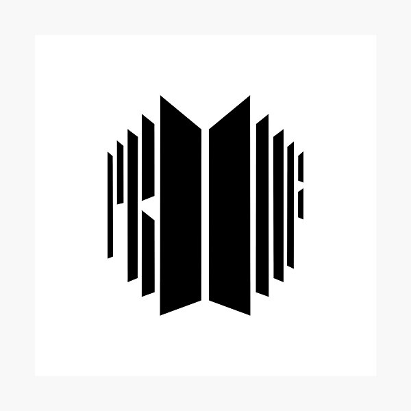 Lámina fotográfica «PRUEBA Logo Negro» de Bluezorel | Redbubble