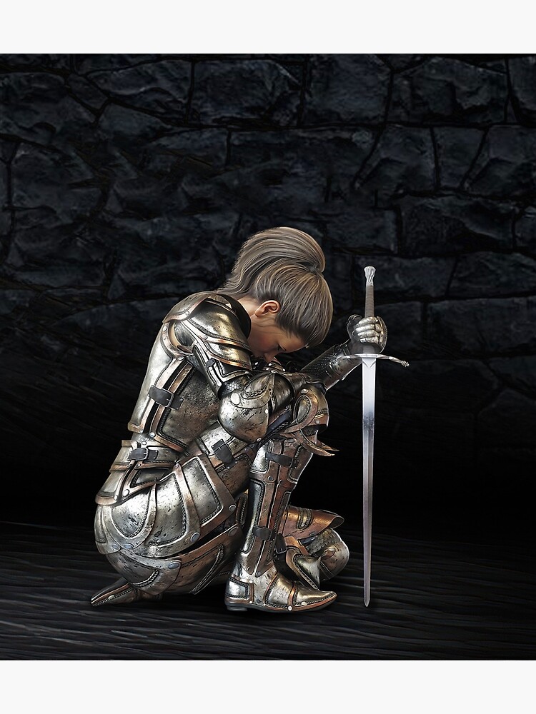 "God Warrior Women Faith Until I Said Amen Style Metal" Poster for Sale ...