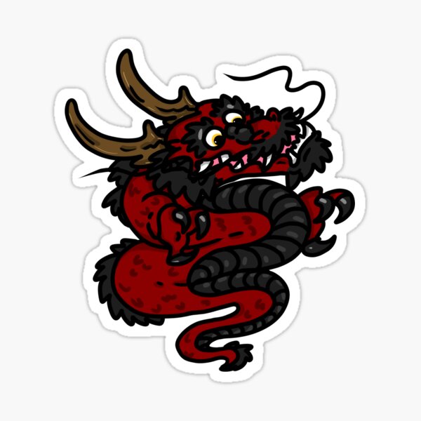 "Japanese dragon" Sticker for Sale by NuT-Desu69 | Redbubble