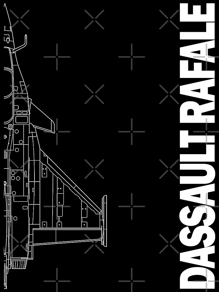 "Dassault Rafale Silhouette Top View" Photographic Print by ...