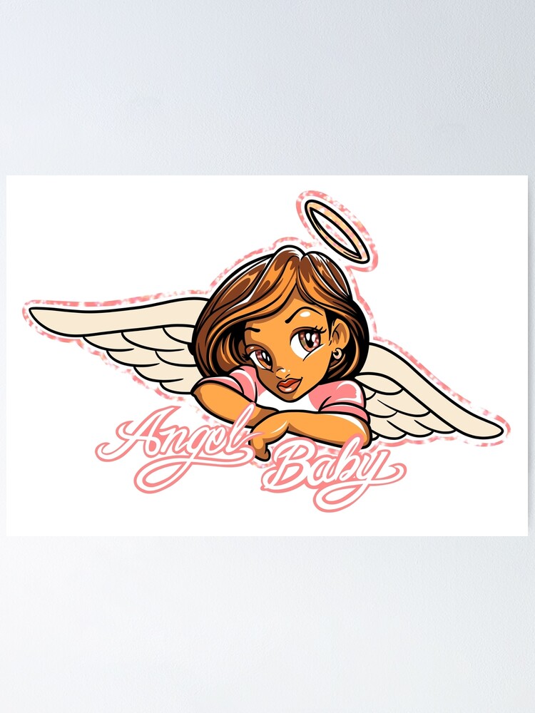 "Y2k Angel Baby" Poster for Sale by Ghostboi54 | Redbubble
