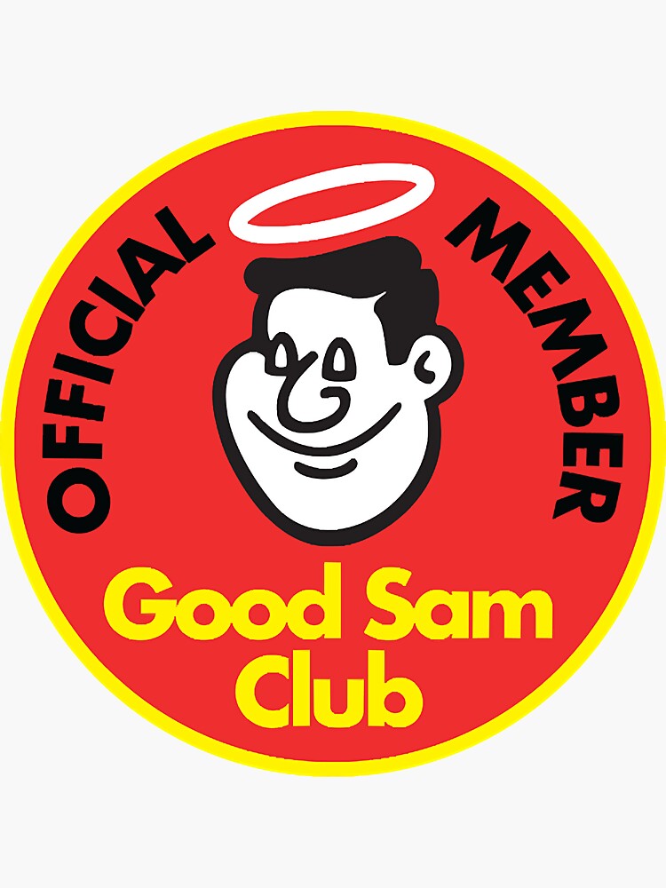 "Good Sam Club " Sticker by RobertHa909577 | Redbubble