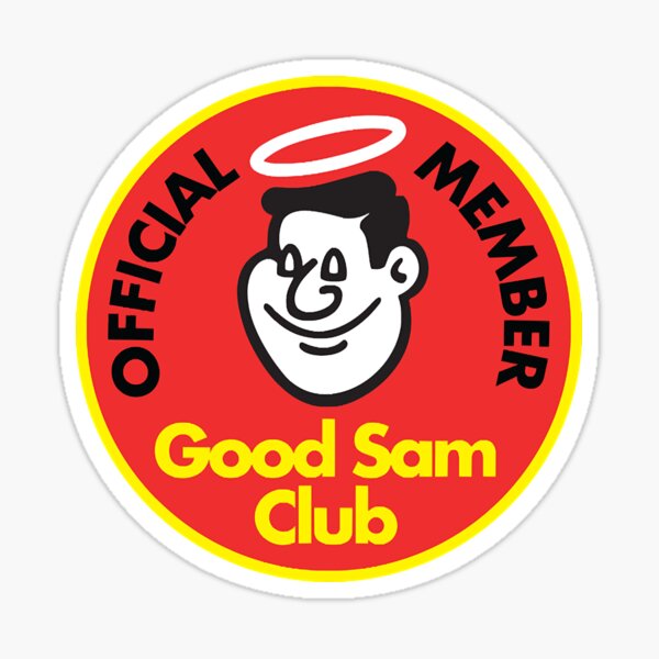 "Good Sam Club " Sticker by RobertHa909577 | Redbubble
