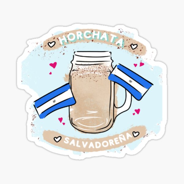 "Horchata Salvadoreña" Sticker for Sale by SalviThings | Redbubble