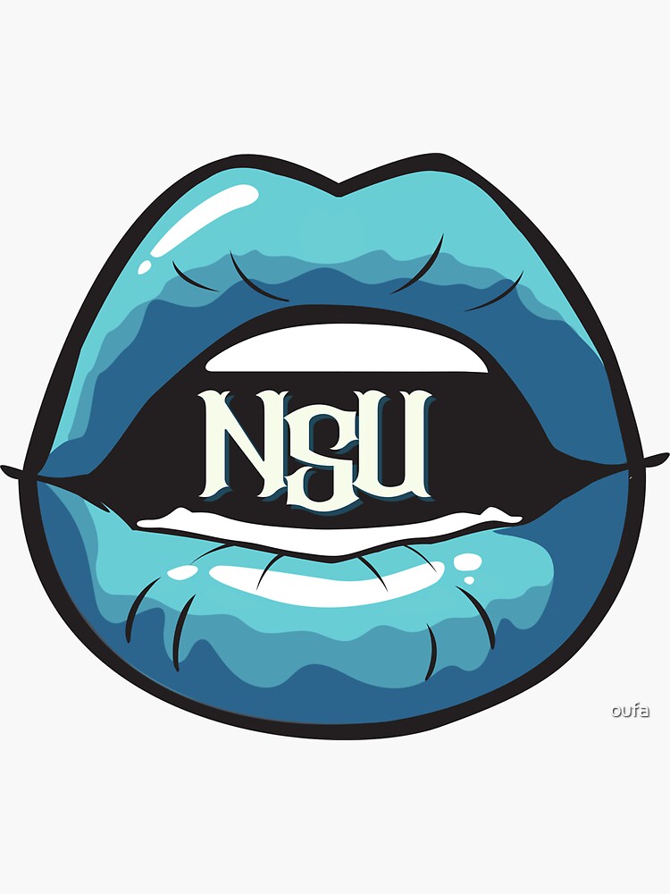 "Nova Southeastern University blue shark NSU" Sticker for Sale by oufa ...