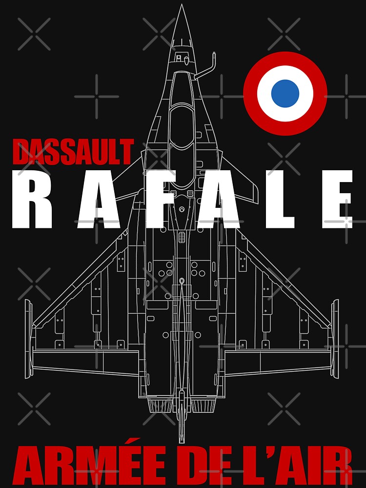 "Dassault Rafale Armée De L'Air" T-shirt for Sale by magazinecombate ...