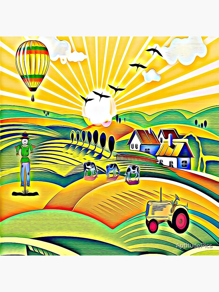 "On The Farm" Poster for Sale by AptitudePics | Redbubble