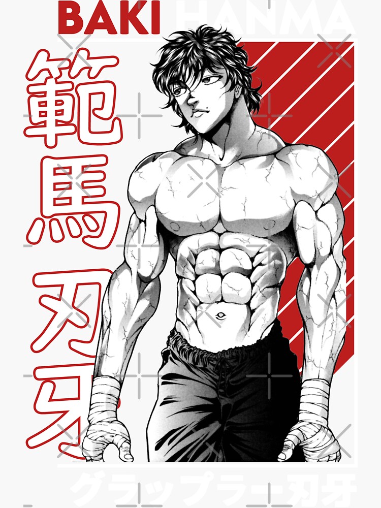 "Baki Hanma" Sticker by Dex-Shop | Redbubble