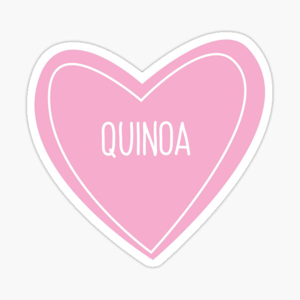 "Quinoa Heart" Sticker by teesaurus | Redbubble
