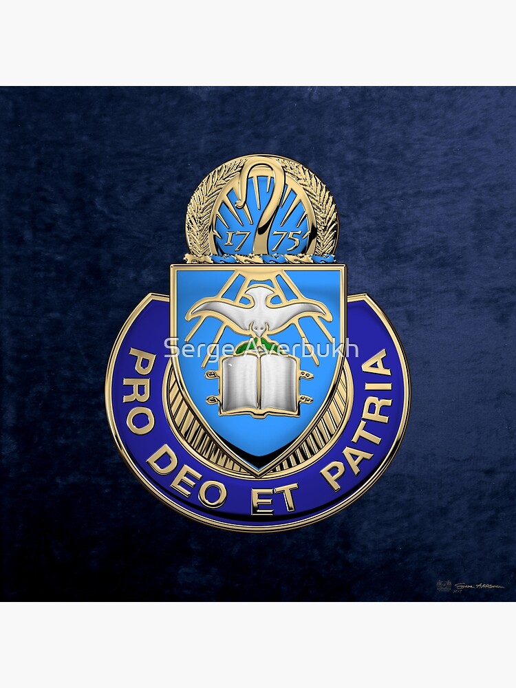 "U.S. Army Chaplain Corps - Regimental Insignia over Blue Velvet ...