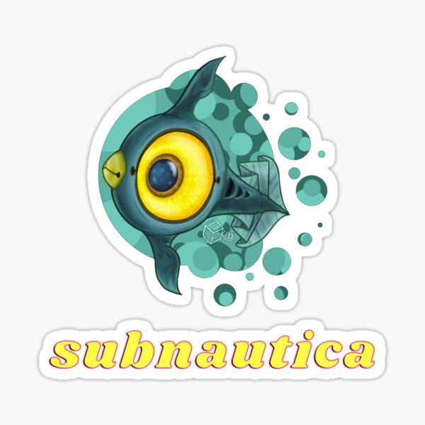 "Subnautica Peeper" Sticker by moonmarketstore | Redbubble