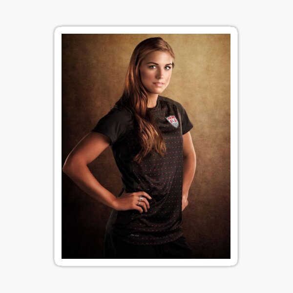 "Vintage Retro Alex Morgan Art Gifts Best Men" Sticker by Otiliaangotti ...