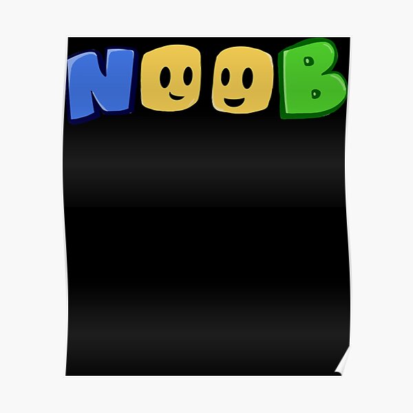 "Noob Blockheads Roblox Vintage Retro" Poster for Sale by ...