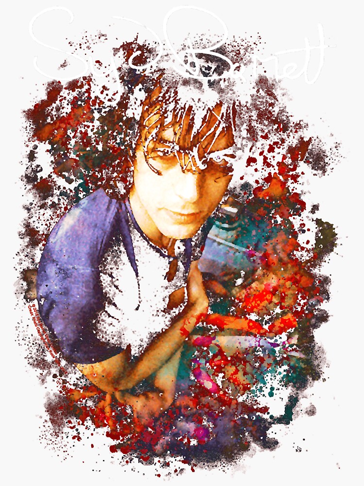"Syd Barrett Madcap Syd" Sticker by Dylaney05 | Redbubble