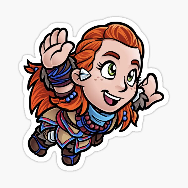 "Super Nora Huntress" Sticker for Sale by Obvian | Redbubble
