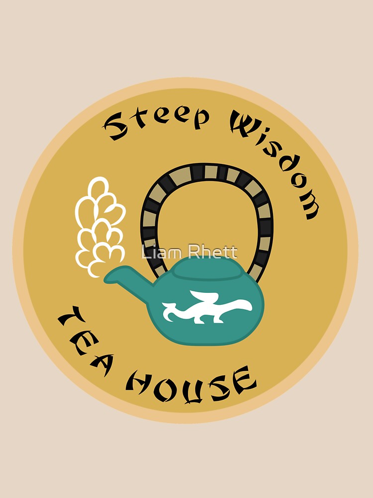 "Steep Wisdom Tea House" T-shirt for Sale by FakeLu | Redbubble | tea t ...