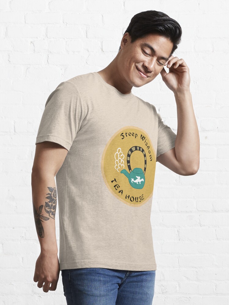 "Steep Wisdom Tea House" T-shirt for Sale by FakeLu | Redbubble | tea t ...
