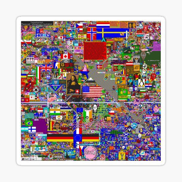 "Reddit / r / Ort 12K Auflösung (42 Stunden)" Sticker von bobbooo ...