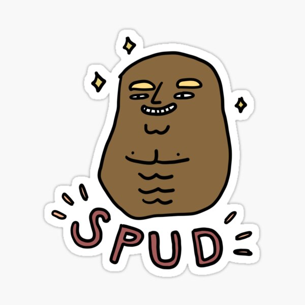 "Stud Spud" Sticker for Sale by catacombie | Redbubble