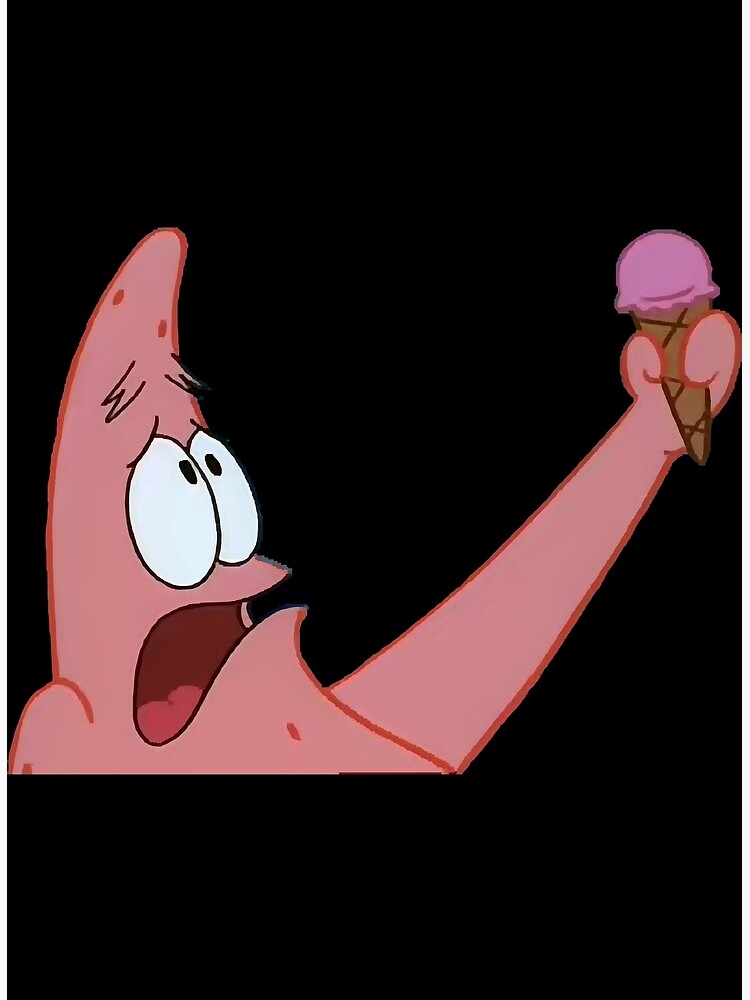 "Patrick Star Ice Cream " Poster for Sale by LarryDun895102 | Redbubble