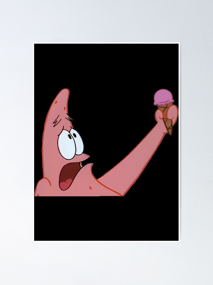 "Patrick Star Ice Cream " Poster for Sale by LarryDun895102 | Redbubble