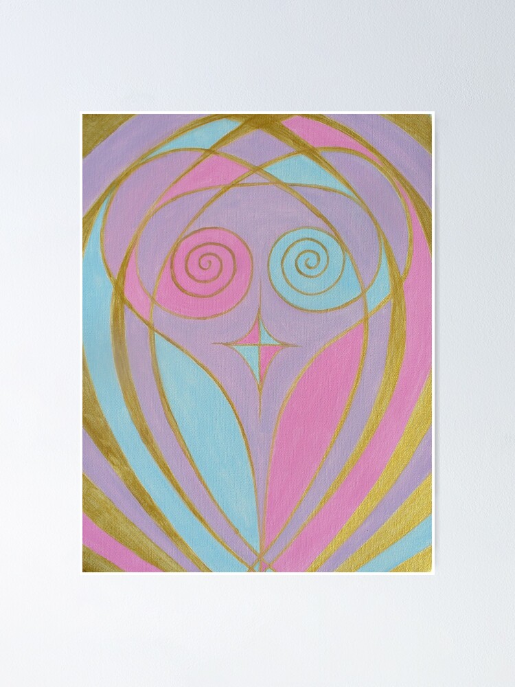 "Shin Aleph Hey: Twin Flame/Soul Mate" Poster for Sale by Clararty ...