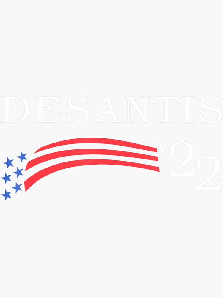 "Vote Ron Desantis Campaign Florida Governor 2022" Sticker by ...
