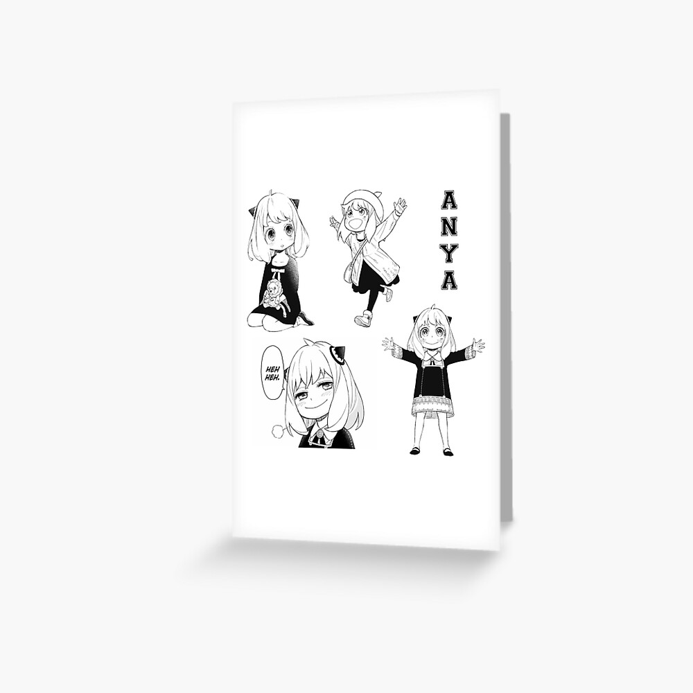 "spy x family | anya Pack" Greeting Card by Dex-Shop | Redbubble