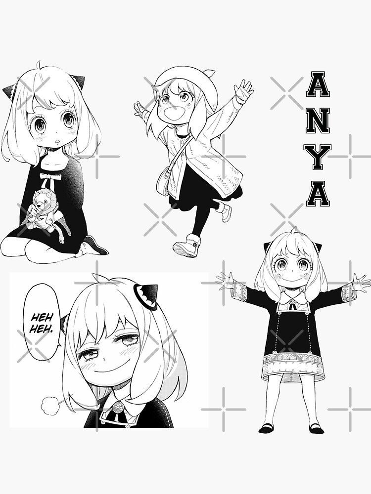 "spy x family | anya Pack" Sticker by Dex-Shop | Redbubble