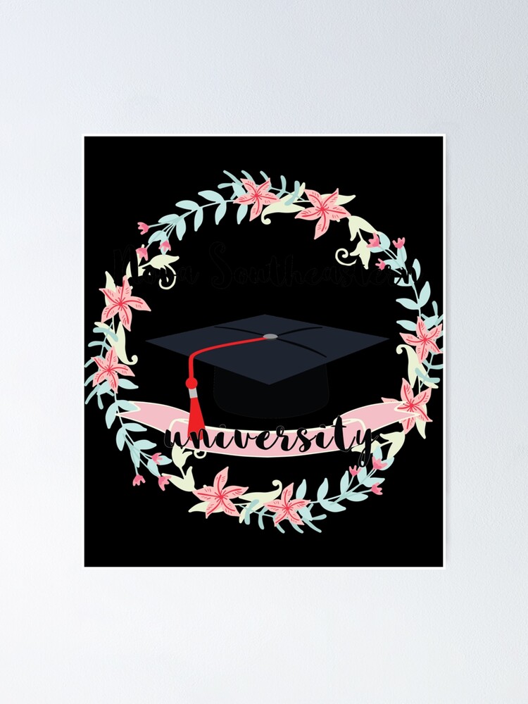 "Collegiate GRADUATION Nova Southeastern University " Poster for Sale ...