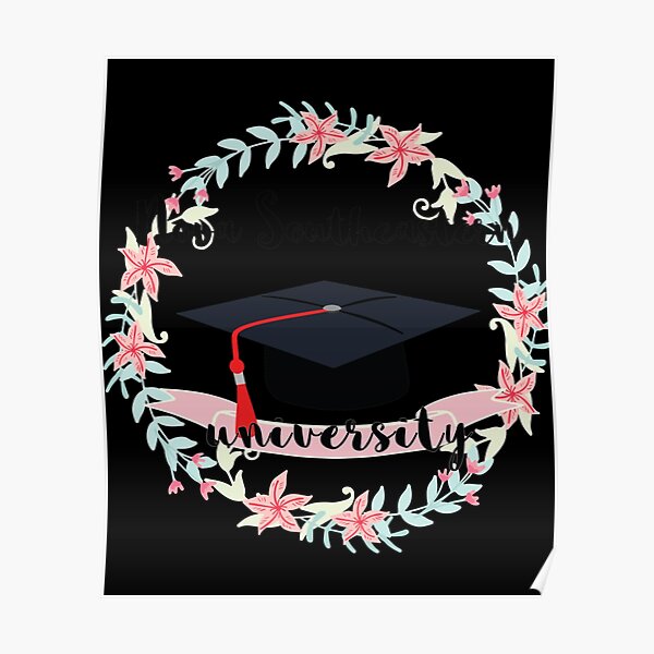 "Collegiate GRADUATION Nova Southeastern University " Poster for Sale ...