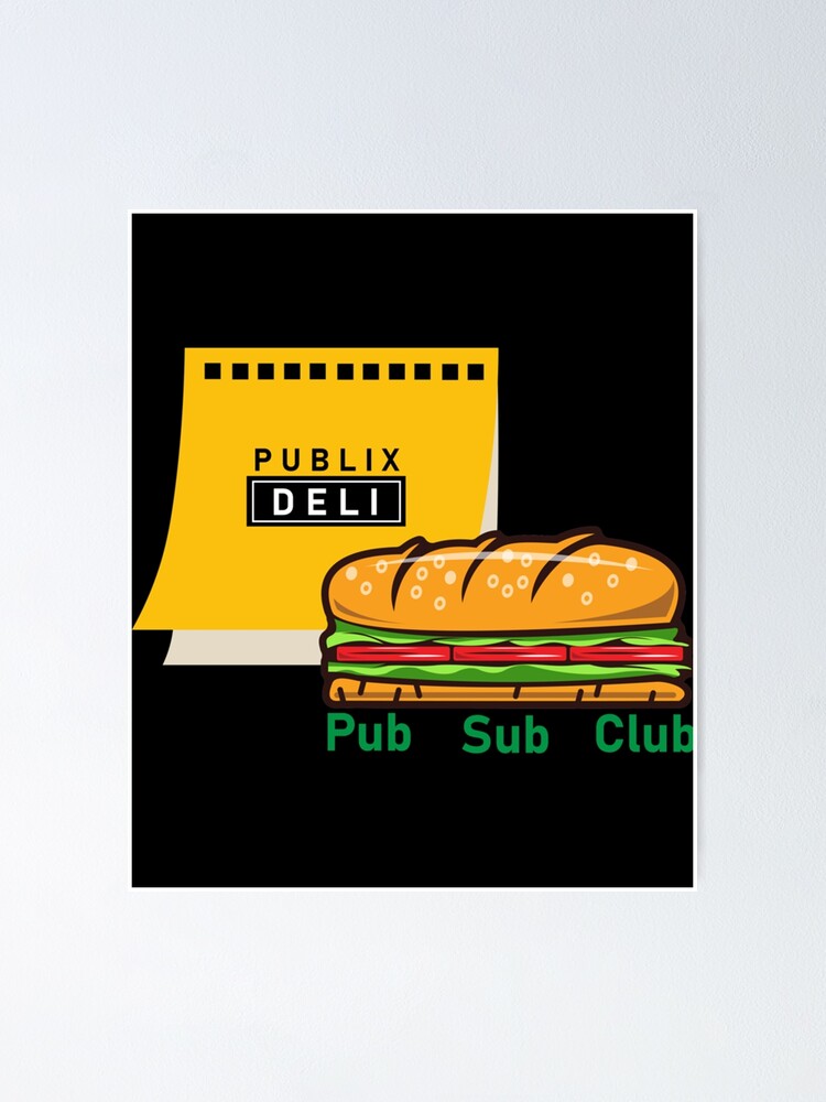 "Pub Sub Club " Poster for Sale by TheOutbound | Redbubble