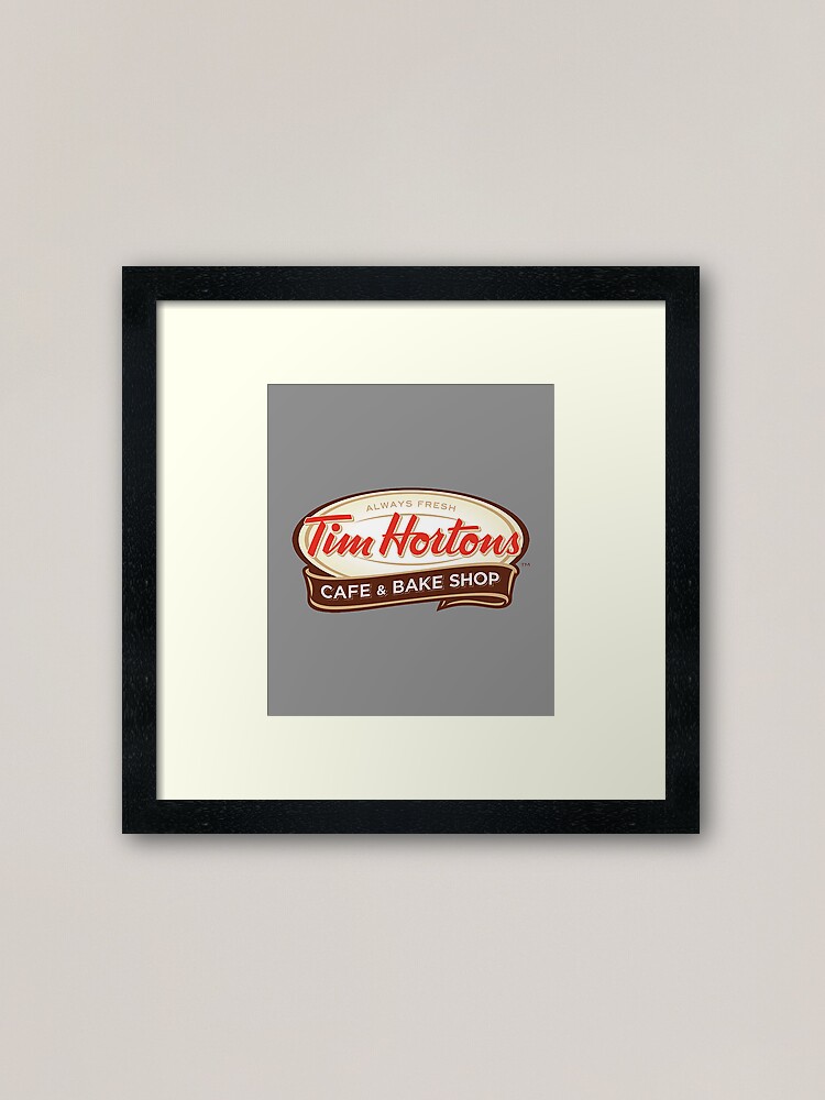 "Tim Hortons" Framed Art Print for Sale by Bennellaris | Redbubble