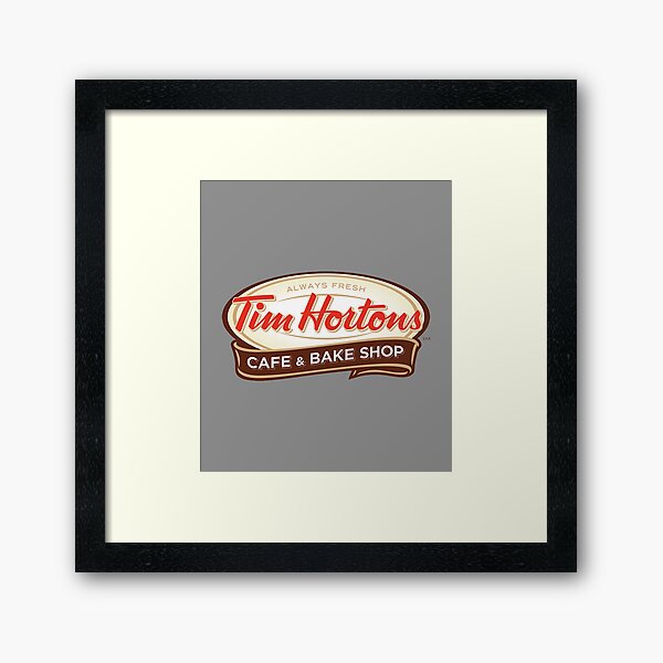 "Tim Hortons" Framed Art Print for Sale by Bennellaris | Redbubble