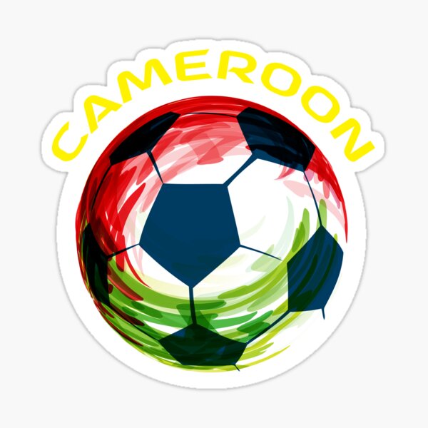 "Cameroon Futbol Design" Sticker by ReRevolution | Redbubble