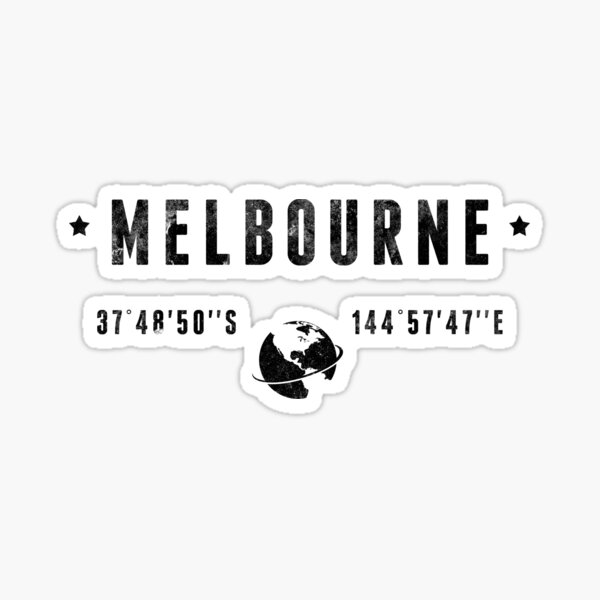 "Melbourne" Sticker for Sale by capricedefille | Redbubble