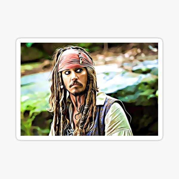 "Johnny depp" Sticker by BIHSELLER | Redbubble