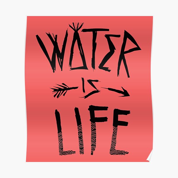 Water Is Life Posters | Redbubble