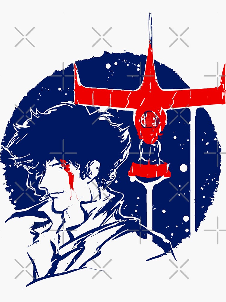 "Goodbye Space Cowboy" Sticker by LidiaMarino | Redbubble