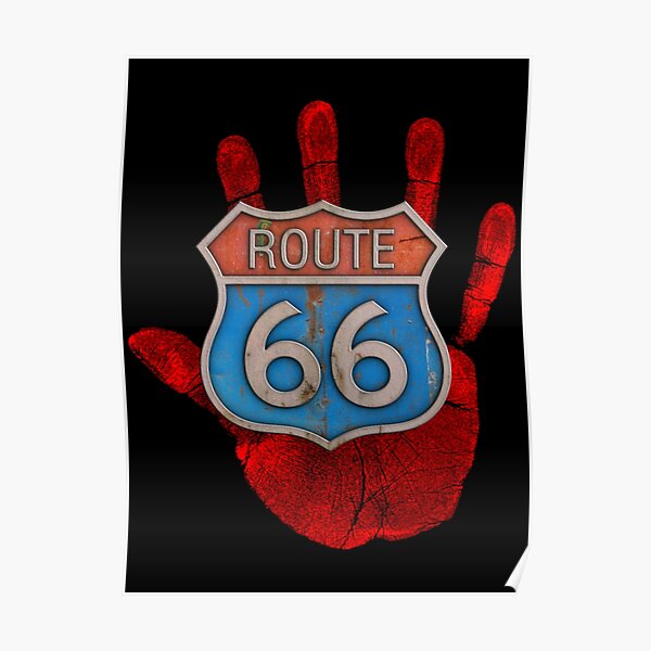 Póster «Ruta 66 - ruta histórica 66 - señales de la ruta 66» de ...
