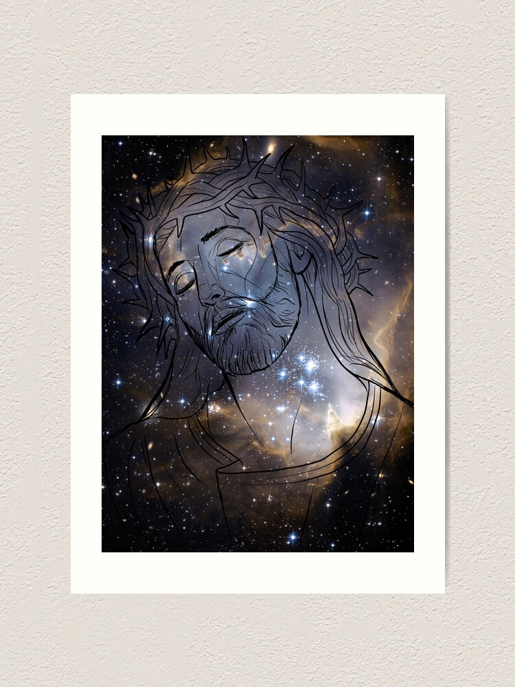 "JESUS CHRIST And The UNIVERSE ART. " Art Print for Sale by Abraham ...