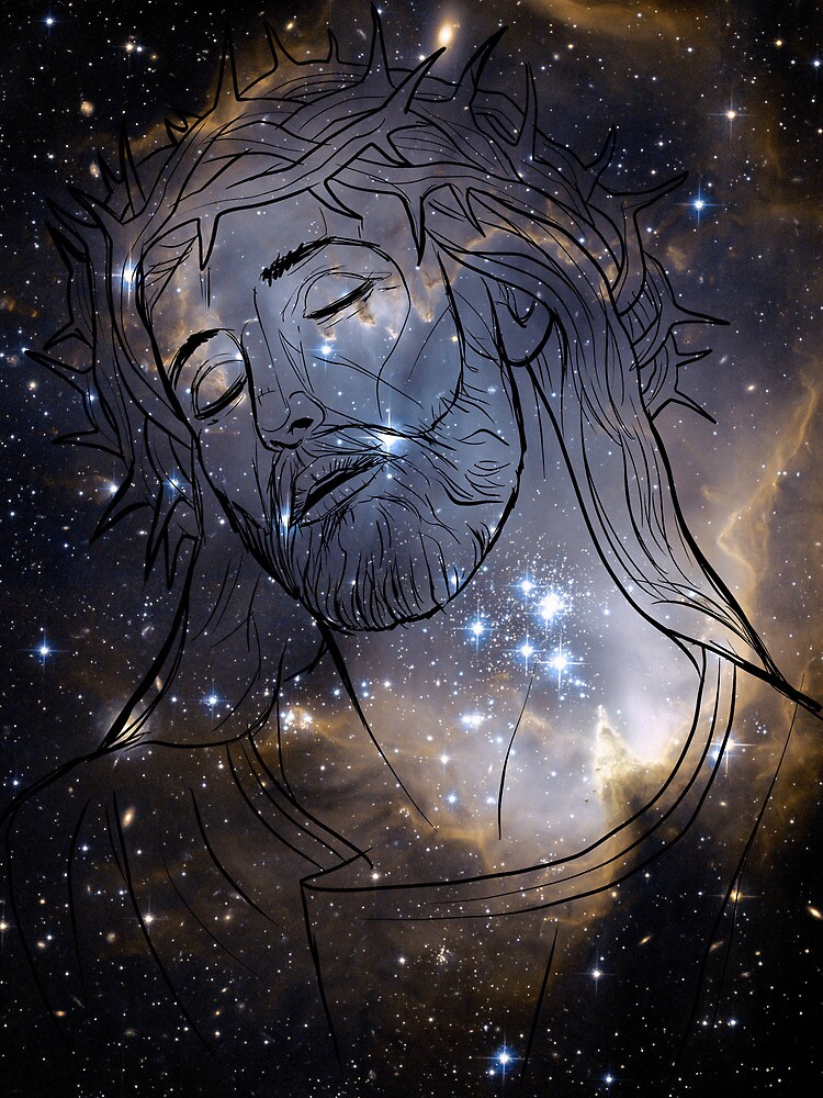"JESUS CHRIST And The UNIVERSE ART. " Art Print for Sale by Abraham ...
