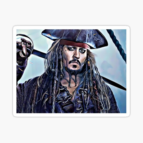 "Johnny depp" Sticker by BIHSELLER | Redbubble