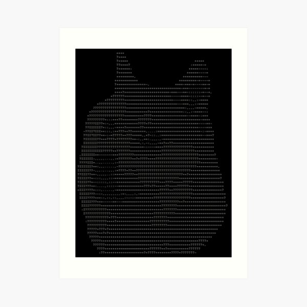 "ASCII Doge" Art Print for Sale by tlau | Redbubble