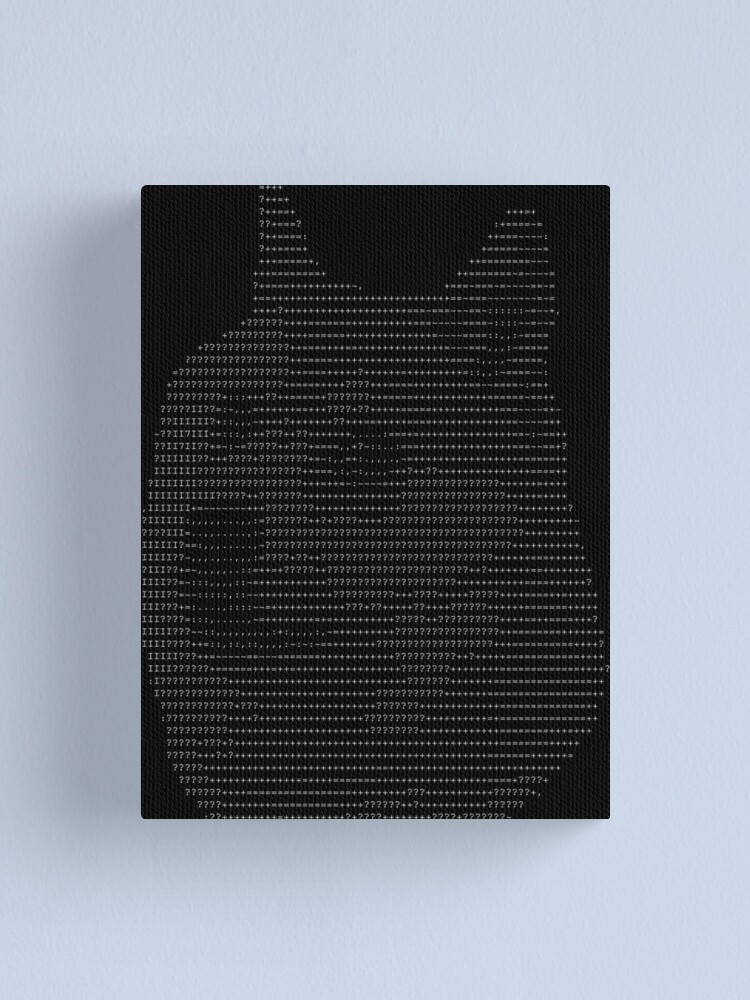 "ASCII Doge" Canvas Print for Sale by tlau | Redbubble