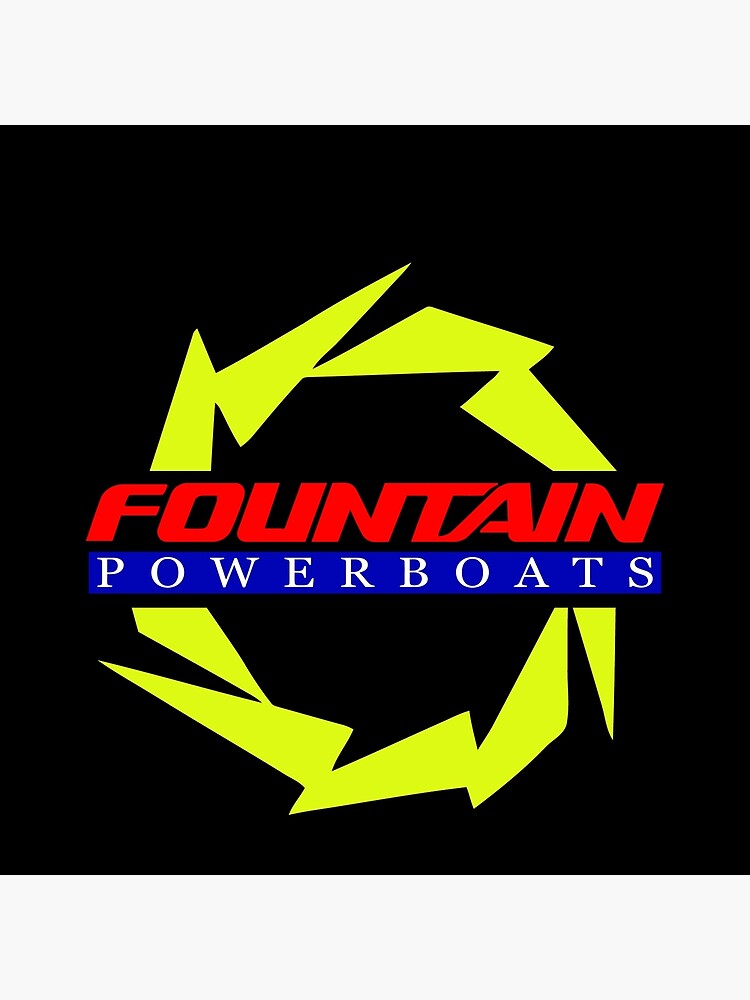 "Fountain Powerboats Boat" Poster for Sale by Shoppingidd | Redbubble