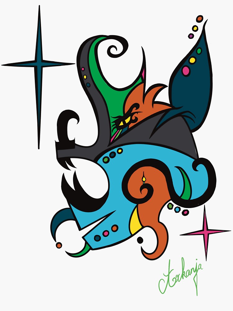 "IKAR" Sticker by Arkanja | Redbubble