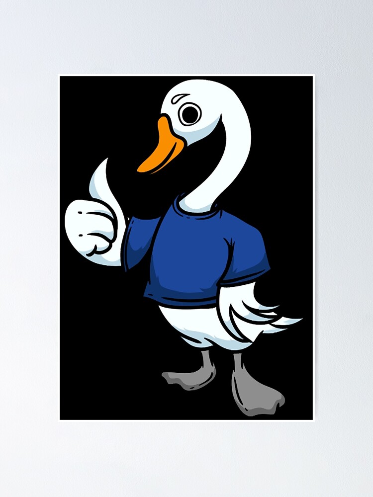 "Cute Anthropomorphic Human-like Cartoon Character Swan in Clothes ...