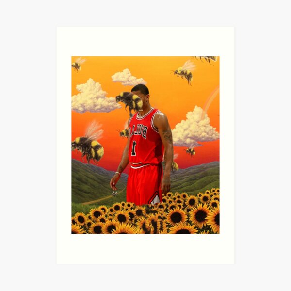 "NBA Players Photoshopped Into Album Covers - Derrick Rose Flower Boy ...